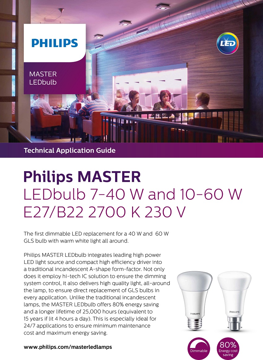 7W LED BULB MASTER